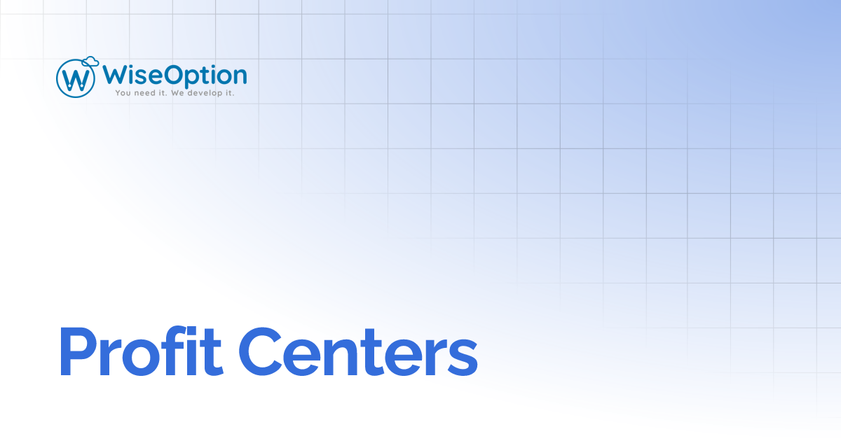 Profit Centers | Wise Option eLearning Library