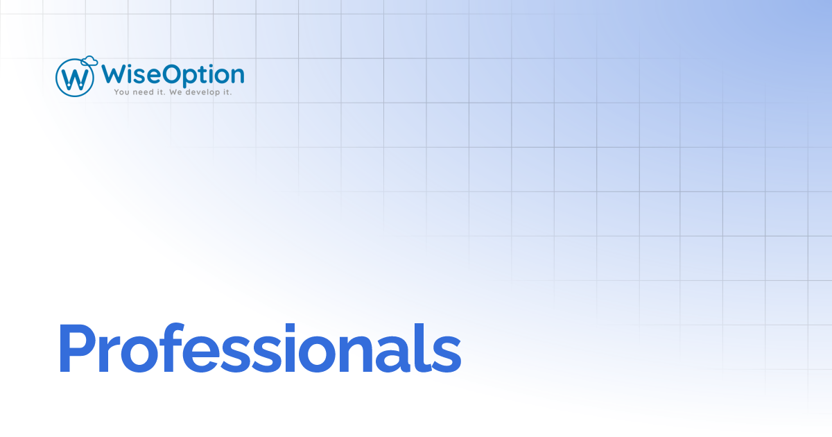 Professionals | Wise Option eLearning Library